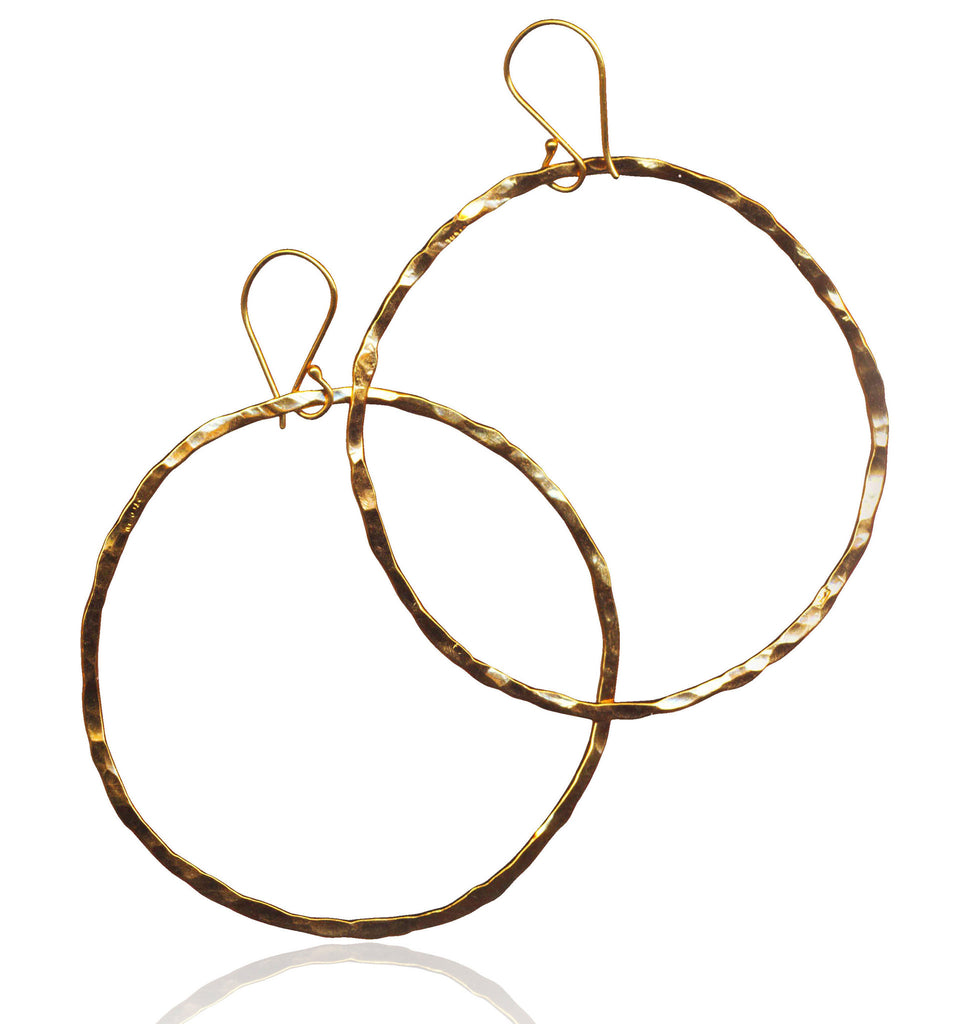 18k Halo Hoops – Greek Island House