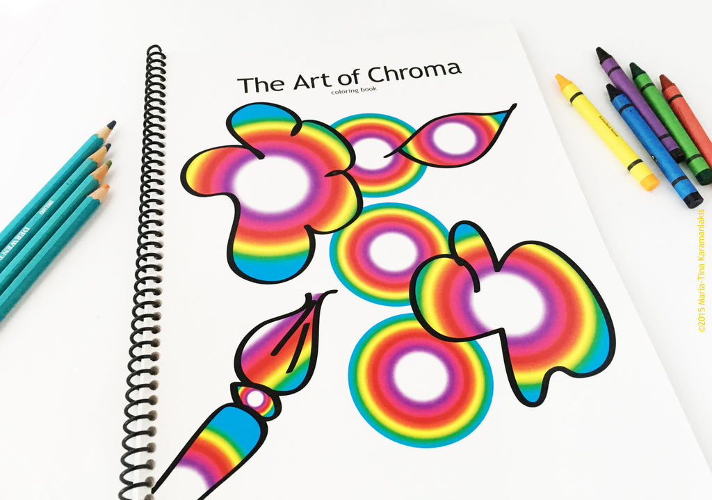 "The Art of Chroma" Coloring Book – Greek Island House